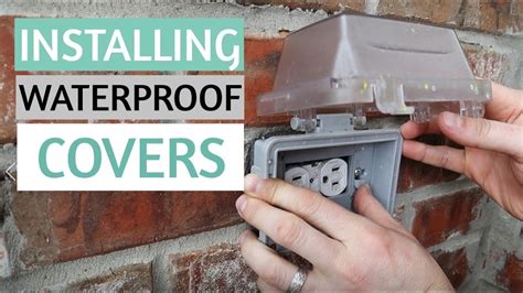 HOW TO INSTALL INSTALL AN OUTDOOR ELECTRICAL OUTLET COVER YouTube
