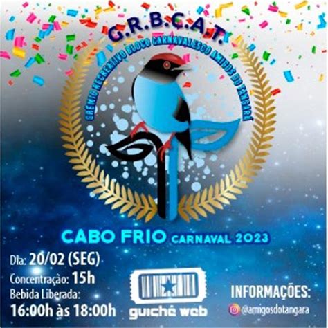 Bloco Amigos Do Tangará em Cabo Frio Evento ON