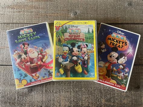 Mickey Mouse Clubhouse Dvds You Choose Mouseketeers Walt