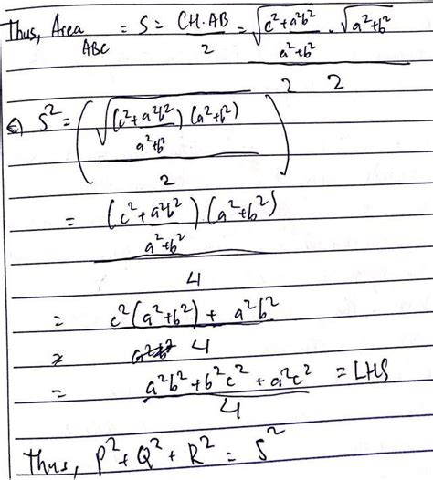 Pythagoras For A Tetrahedron Nrich