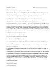 AP Stats Quiz Docx Sections Quiz Name Multiple Choice Questions Direction