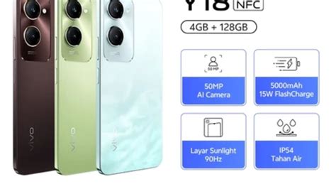 Spesifikasi Dan Harga Vivo Y18 NFC Terbaru Februari 2025 Cek