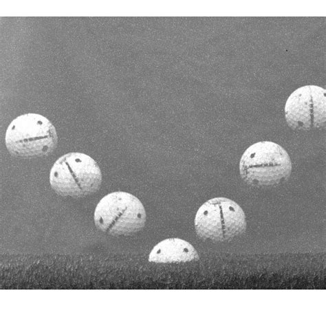 A Combination Of Frames From A Recorded High Speed Video Of A Ball