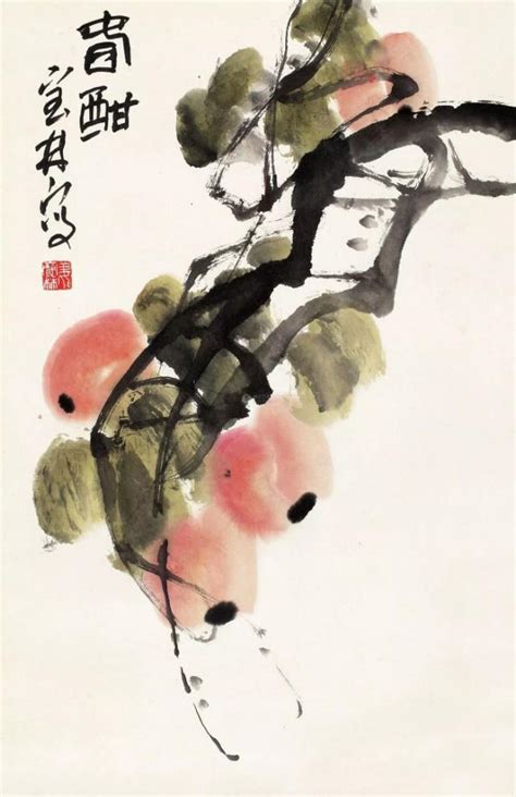 山水画家姜宝林画大写意瓜果也非常厉害 每日头条