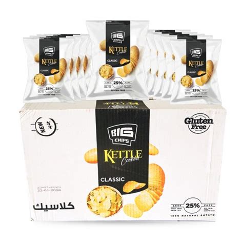 Buy Big Chips Kettle Cooked Classic Gluten Free Classic 10 × 110 G