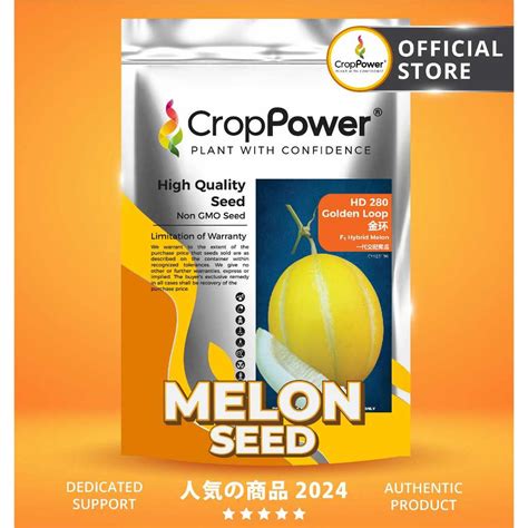 500 Seeds Biji Benih Tembikai Susu Golden Loop 金环 Hd280 Crop Power F1