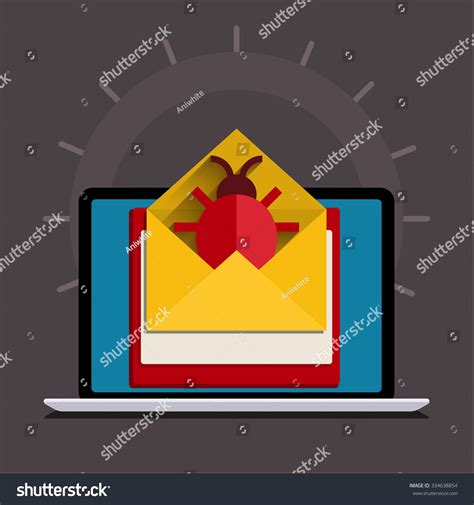 Concept Spam Bug Virus Programming Code Stock Vector Royalty Free 334638854 Shutterstock
