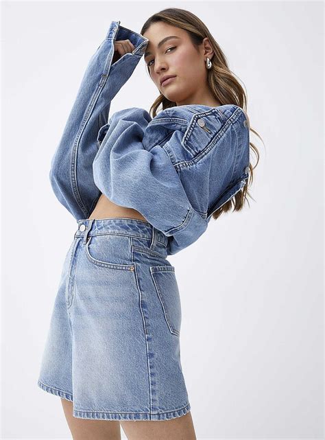 Womens Denim Shorts Simons Us