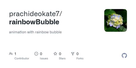 Github Prachideokate7rainbowbubble Animation With Rainbow Bubble