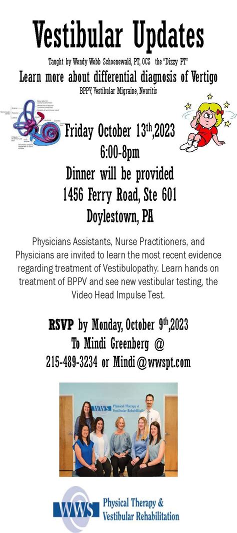 Wws Physical Therapy And Vestibular Rehabilitation On Linkedin Dizzypt