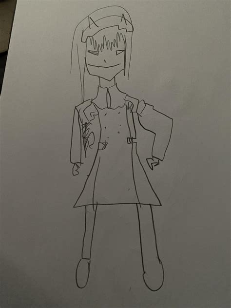 I Tried To Draw Zero Two Rdarlinginthefranxx
