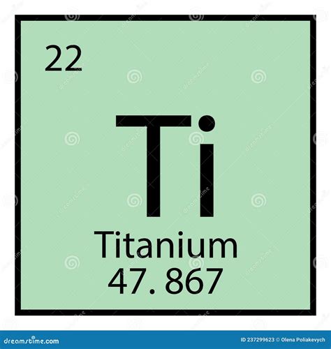 Titanium Element Symbol Titanium Is A Chemical Element With Symbol Ti
