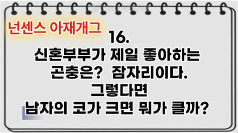 정말 어이없는 문제모음 입니다 14편 틀린그림찾기와 사자성어 게임과 더불어서 정신건강에 도움을 주는 넌센스 및 아재개그
