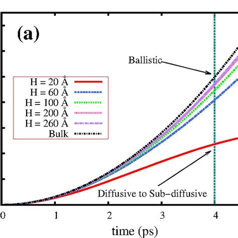 A Short Time Msd ⊥ M Sdz With Different Confined Spacings For Download Scientific Diagram