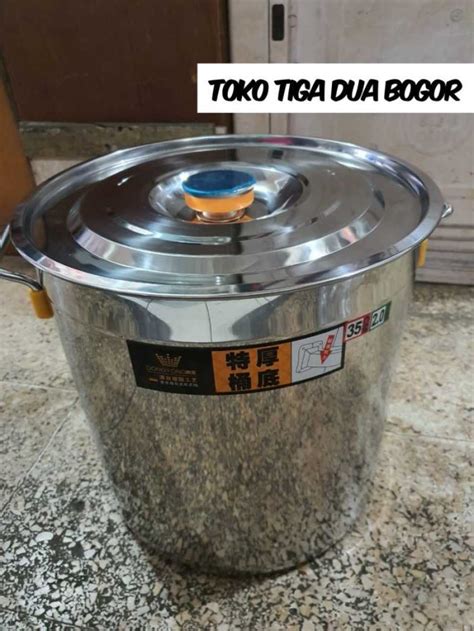 Jual Panci Dang Dang Stockpot Tebal Stainless Asli Dong Yong 35cm Di