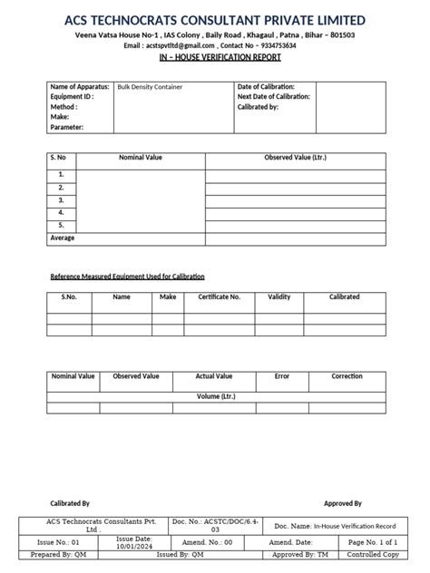 Bulk Density Container Pdf