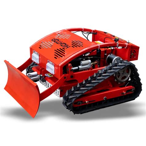 원격 제어 로봇 크롤러 잔디 깎는 기계 눈 삽 포함 농장 정원 황무지 농업 기계 Aliexpress