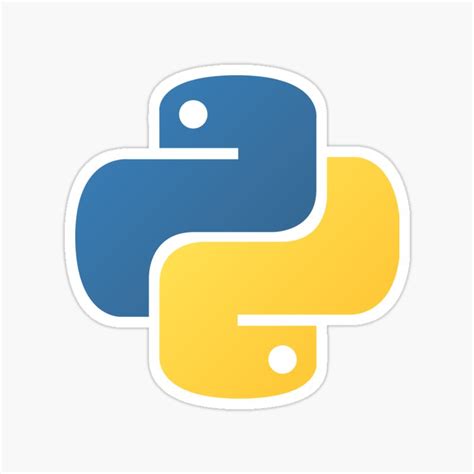 Buy Python Programming Language Logo Sticker Online At Best Prices In India Sticker Press