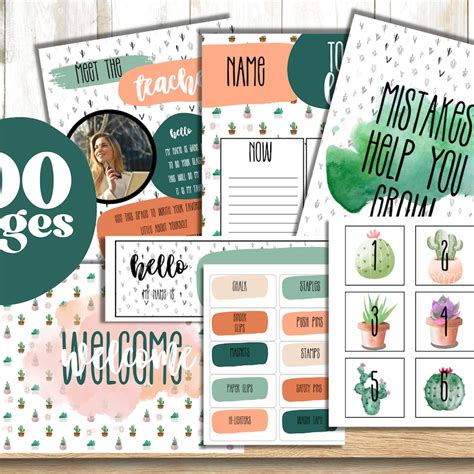 Classroom Decor Bundle Etsy