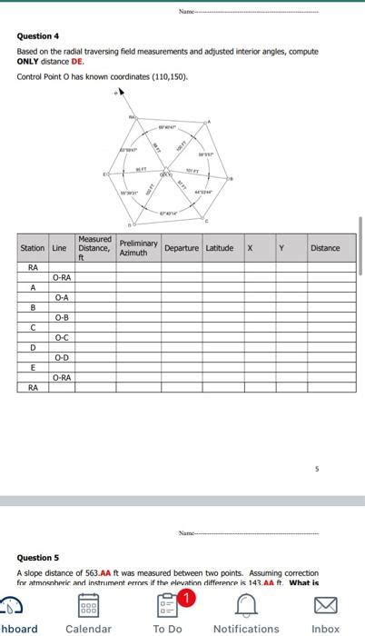 Solved Name Question 4 Based On The Radial Traversing Field