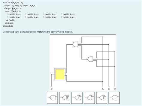 Solved Module Fabc Output F Reg F Input Abc