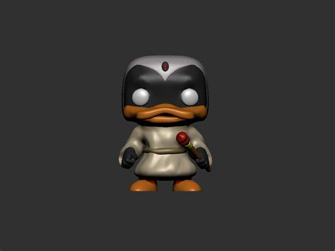 Stl File Daffy Duck The Mage・3d Printing Template To Download・cults