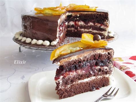 торта с череши Торт Кулинария