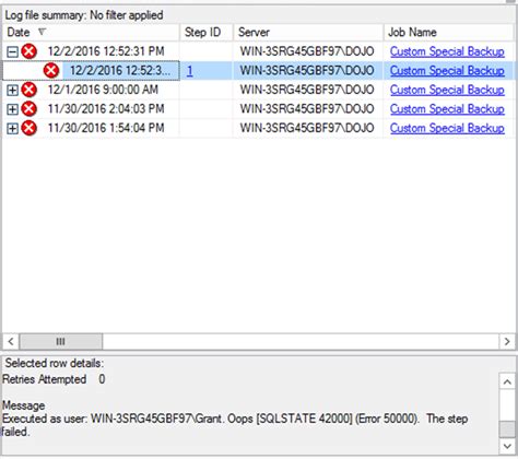 How To Monitor Backups And Other Sql Agent Jobs Redgate