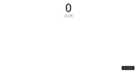 Simple Counter Jquery Codesandbox