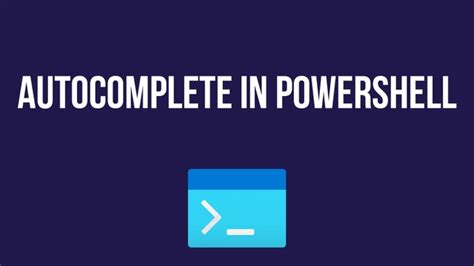 Enabling Autocomplete In Powershell R Powershell