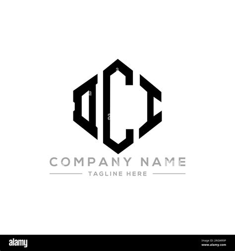 Dci Letter Logo Design With Polygon Shape Dci Polygon And Cube Shape Logo Design Dci Hexagon