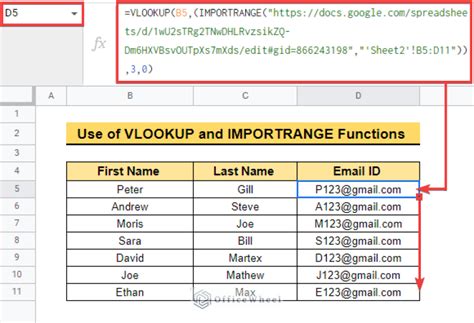 VLOOKUP With IMPORTRANGE Function In Google Sheets
