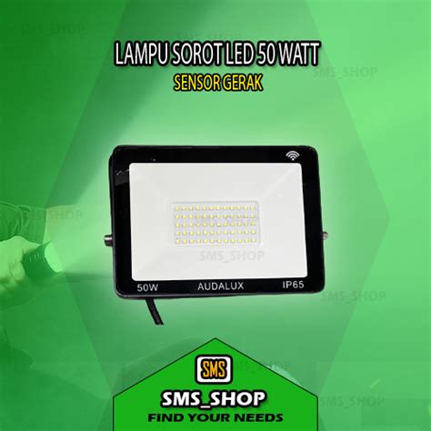 Jual LAMPU DINDING SOROT LED W SENSOR GERAK FLOOD LIGHT W SENSOR IP Jakarta Pusat