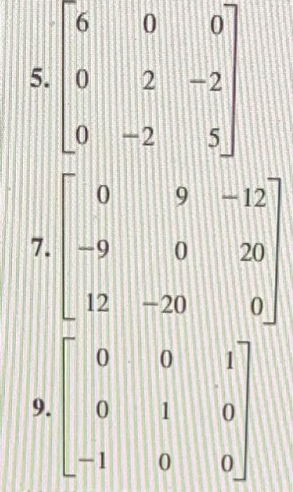 Solved Sec 83579 Find The Given Matrix Is Symmetric