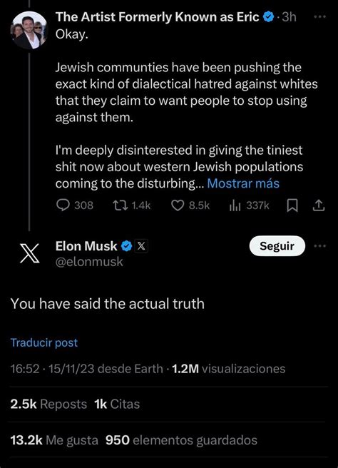 Witte Huis Veroordeelt Musk Om Promotie Antisemitisme Buitenland
