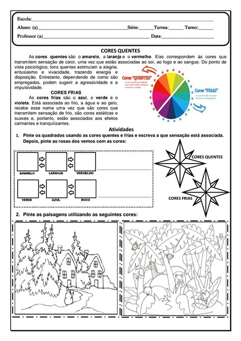 Cores Quentes E Frias Atividades Ensino The Best Porn Website