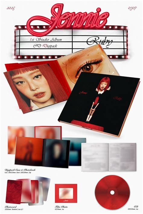 Jennie Ruby Cd Digipack K Pop Time