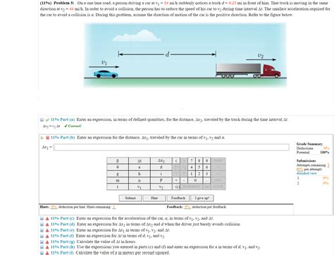 Solved 11 Problem 5 On A One Lane Road A Person