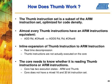 unit ii arm 7 instruction set
