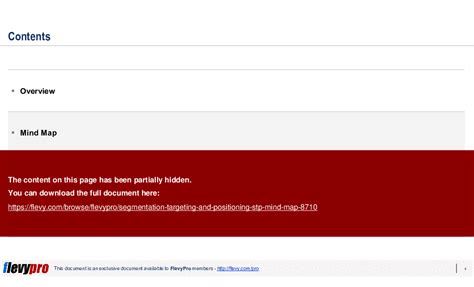 Segmentation Targeting And Positioning Stp Mind Map Ppt Slide Deck