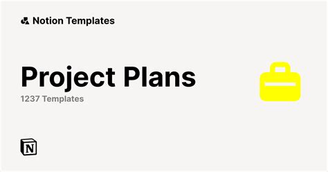 Project Plans Templates Notion Marketplace