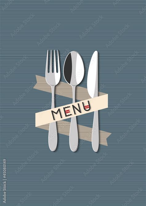 Vector Restaurant Menu Design Stock Vector Adobe Stock