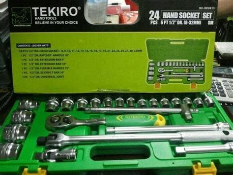 Jual Kunci Shock KUNCI SOK TEKIRO 24 PCS SOK SET 8 32 MM BOX PLASTIK