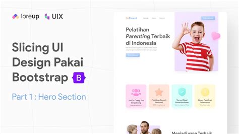 Slicing Ui Design Pake Bootstrap Ngulikbarengalvin Part 1 Youtube