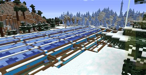 My Almost Finished Ice Farm In Survival Also My First Post On Reddit