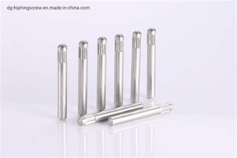 3 93 X 33 Pin Straight Knurl Ss304 Custom China Custom And Fastener