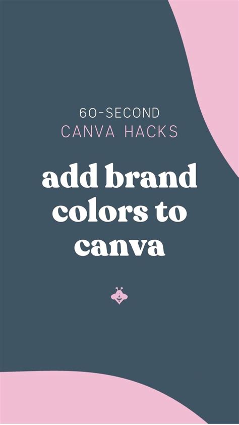 Second Canva Hacks Add Brand Colors To Your Brand Kit
