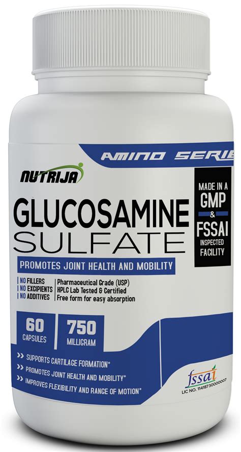 Buy Glucosamine Sulfate Capsules In India Nutrija™ Supplement Store