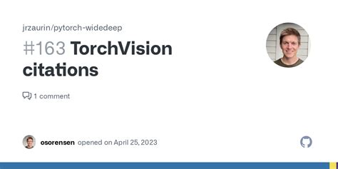 torchvision citations · issue 163 · jrzaurin pytorch widedeep · github