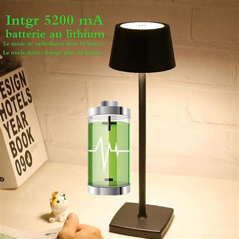 Oplaadbare Tafellamp Draadloze Tafellamp Bedlampje Aluminium Led Tafellamp Geschikt Voor